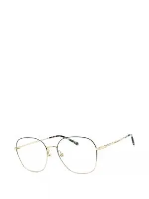 Marc Jacobs Tone Round Frame Eyeglasses - Gold