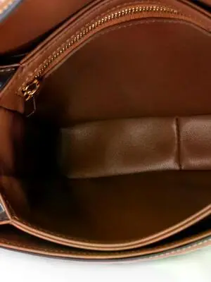 Celine Triomphe Raffia Shoulder Bag