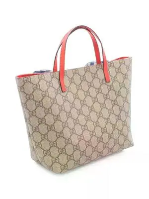 Gucci Gg Supreme Bow Tote Bag