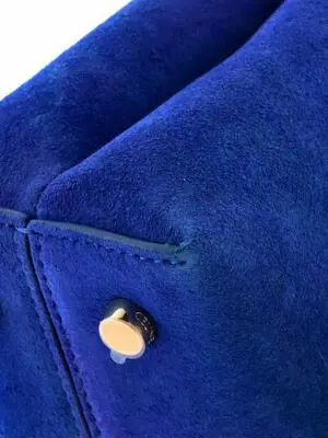 Celine Nino Top Handle Bag Suede Teen Shoulder Bag