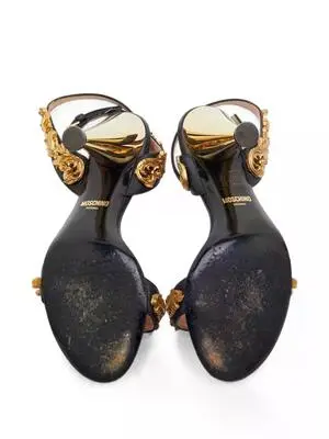 Moschino Baroque Sculptural High Heel Sandals