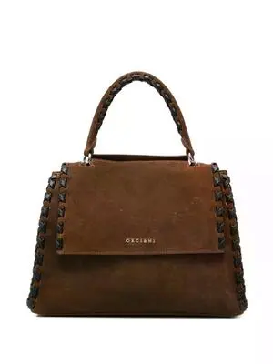 Orciani Suede Shoulder Bag - Brown