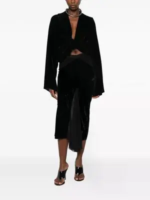 Rick Owens Panelled-design Midi Skirt
