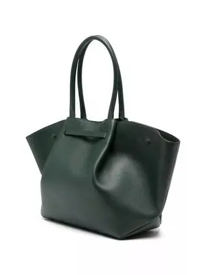 DEMELLIER Grained Leather Tote Bag - Green