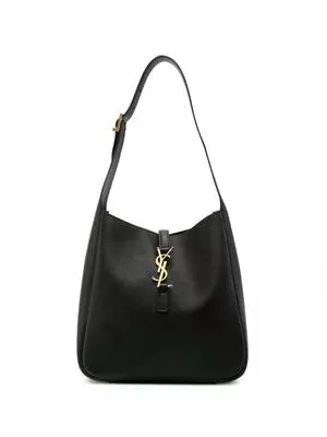 Saint Laurent Leather Shoulder Bag - Black