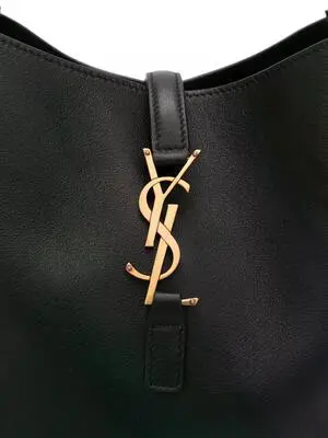 Saint Laurent Leather Shoulder Bag - Black
