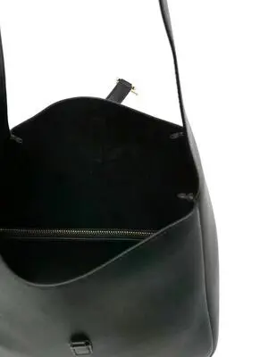 Saint Laurent Leather Shoulder Bag - Black