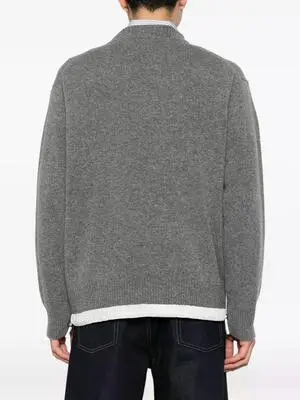 Sacai Logo-patch Drawstring Sweater
