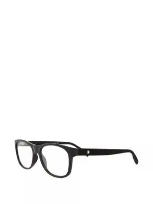 Montblanc Logo-plaque Square-frame Glasses