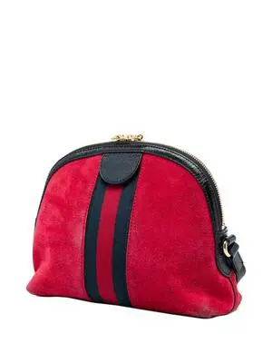 Gucci Suede Web Ophidia Dome Crossbody Bag