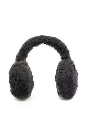 Max Mara Muffy2 Logo-patch Earmuffs - Grey