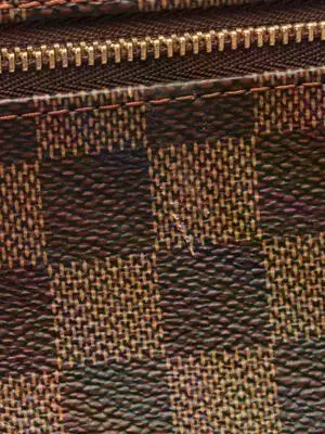 LOUIS VUITTON Damier Ebene Iena Mm Tote Bag - Brown