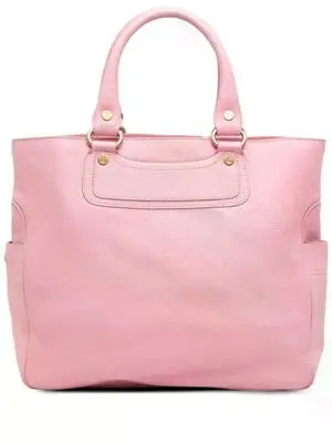 Celine 20th Century Leather Boogie Tote Bag - Pink