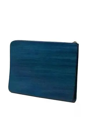 LOUIS VUITTON 1991 Epi Poche Documents Portfolio Business Bag