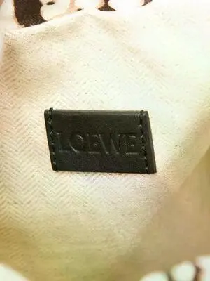 Loewe 2026 Paulas Ibiza Canvas Corn Print Drawstring Pouch