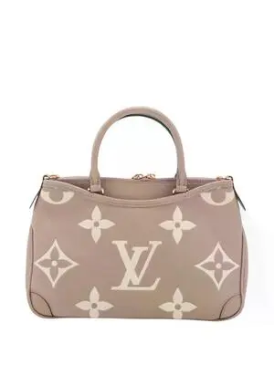 LOUIS VUITTON 2021-2026 Bicolor Monogram Empreinte Giant Trianon Pm Satchel