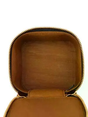 Celine 2021-2026 Mini Triomphe Coated Canvas Vanity Case Satchel