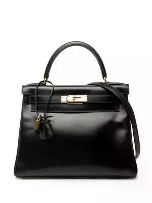 Hermès 1999 Box Calf Kelly Retourne 28 Satchel