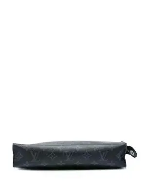 LOUIS VUITTON 2019 Monogram Eclipse Pochette Voyage Mm Clutch Bag