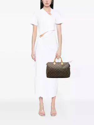 LOUIS VUITTON Monogram Speedy 35 Boston Bag