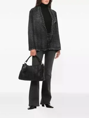 REPTILE'S HOUSE Braided Leather Shoulder Bag