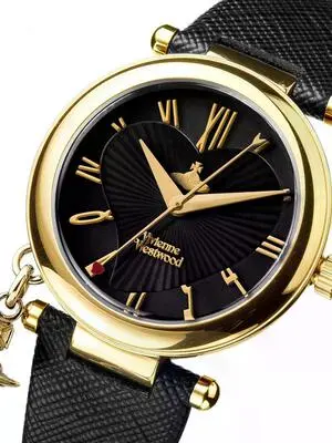 VIVIENNE WESTWOOD Orb Heart Watch - Black