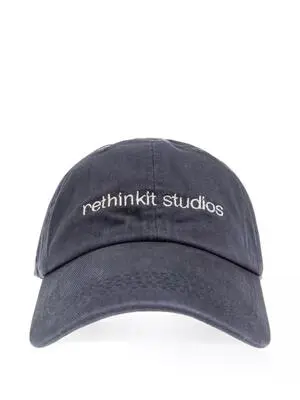 RETHINKIT STUDIOS RETHINKIT STUDIOS Logo Embroidered Baseball Cap Blue