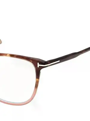 TOM FORD Rectangle Frame Eyeglasses - Pink