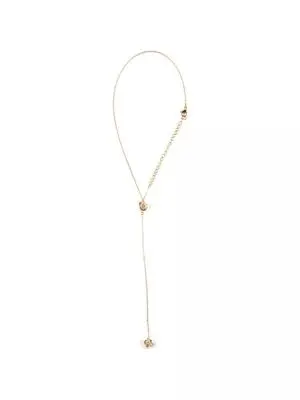 Magda Butrym Rose Drop Chain Necklace