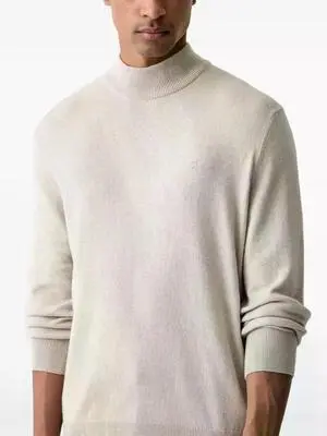 Marc O'polo High-neck Fine Knit Sweater - Neutrals