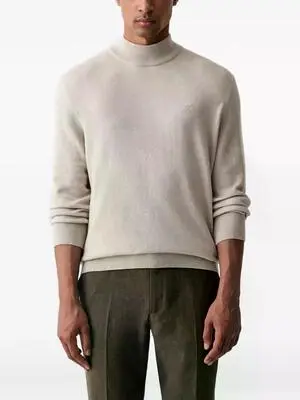 Marc O'polo High-neck Fine Knit Sweater - Neutrals
