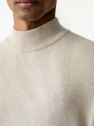 Marc O'polo High-neck Fine Knit Sweater - Neutrals