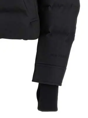Alexander McQueen Cropped Quilted Down Jacket With Stand Collar
