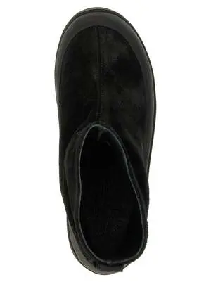 Stone Island Suede Ankle Boots - Black