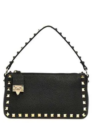 Valentino Garavani Rockstud Small Shoulder Bag - Black