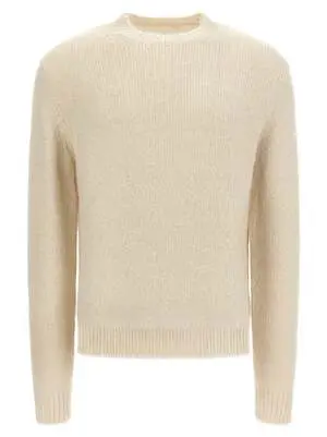 JIL SANDER Alpaca Wool Sweater - White