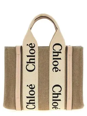 Chloé Woody Small Handbag - Pink