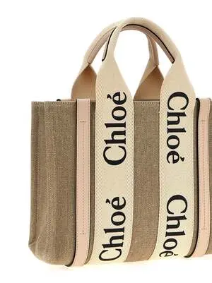 Chloé Woody Small Handbag - Pink