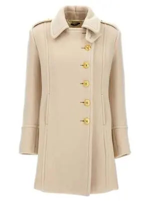 TOM FORD Tom Ford Single-Breasted Wool Coat