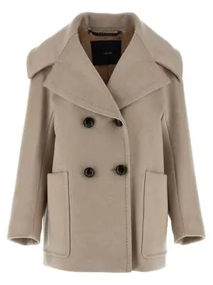 Max Mara Mario Double-breasted Cashmere Coat - Cream