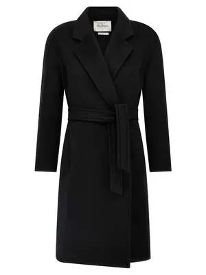 Max Mara Melinda Double Cashmere Coat - Black