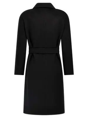 Max Mara Melinda Double Cashmere Coat - Black