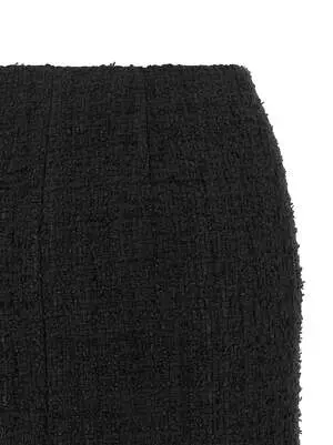 Balmain Embossed Button Detail Miniskirt