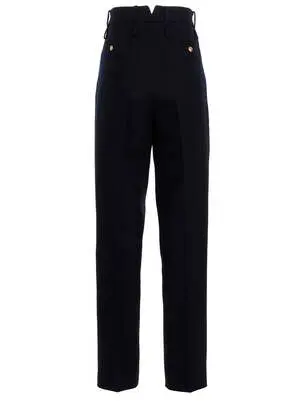 Gucci Pleated Wide-leg Jeans
