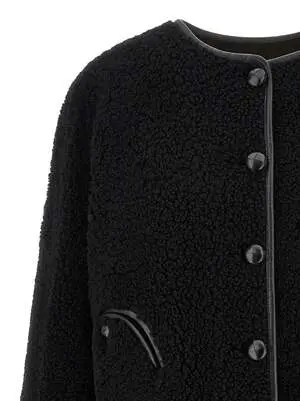 BLAZÉ MILANO Reversible Suede And Shearling Jacket