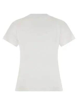 GANNI Tiger" Organic Cotton T-shirt - White