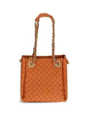 Bottega Veneta Small Parachute Shoulder Bag - Orange