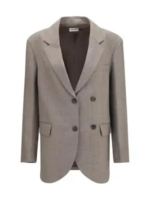 P.a.r.o.s.h Virgin Wool Double-breasted Blazer