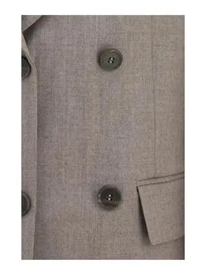 P.a.r.o.s.h Virgin Wool Double-breasted Blazer