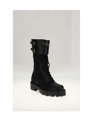 Dior D-trap Low Boot With Buckled Straps